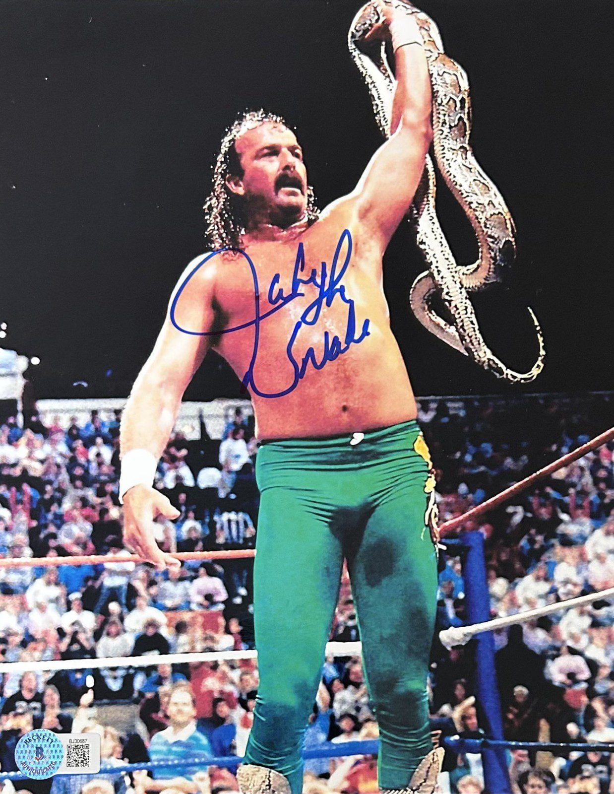 Jake The Snake Roberts WWE WCW Signed Autographed 8x10 Photo Beckett Authentic - Walmart.com