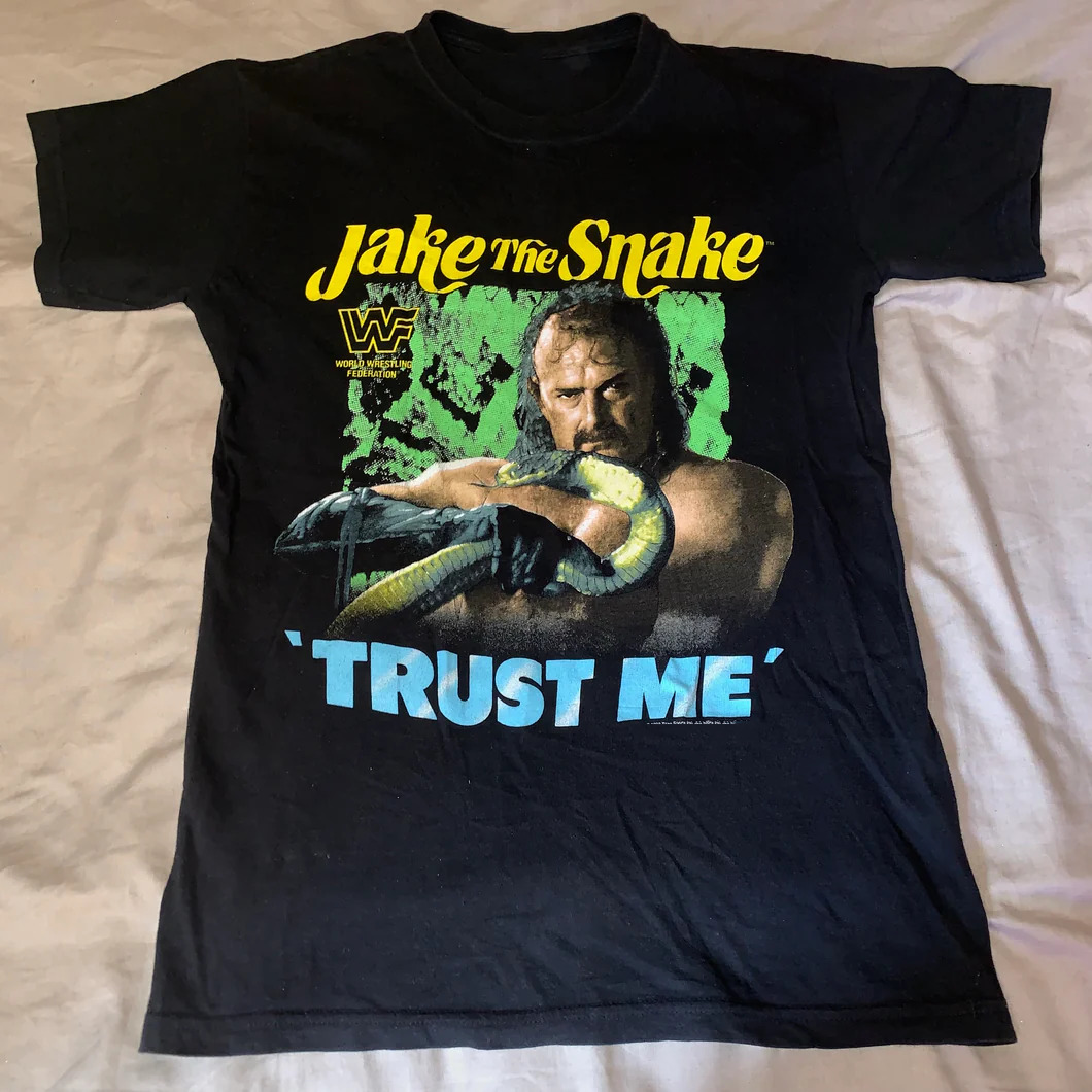 Jake The Snake ‘Trust Me’ T-Shirt Cotton Tee For Men Size S-5Xl VV2009 ...