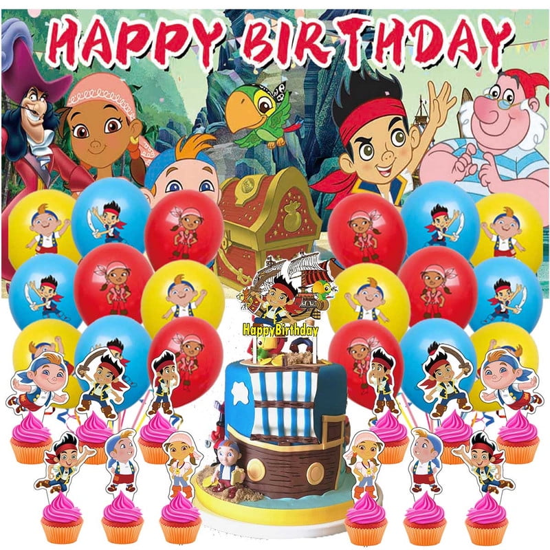 Jake and the Never Land Pirates Party Decor Decorations Birthday Set ...