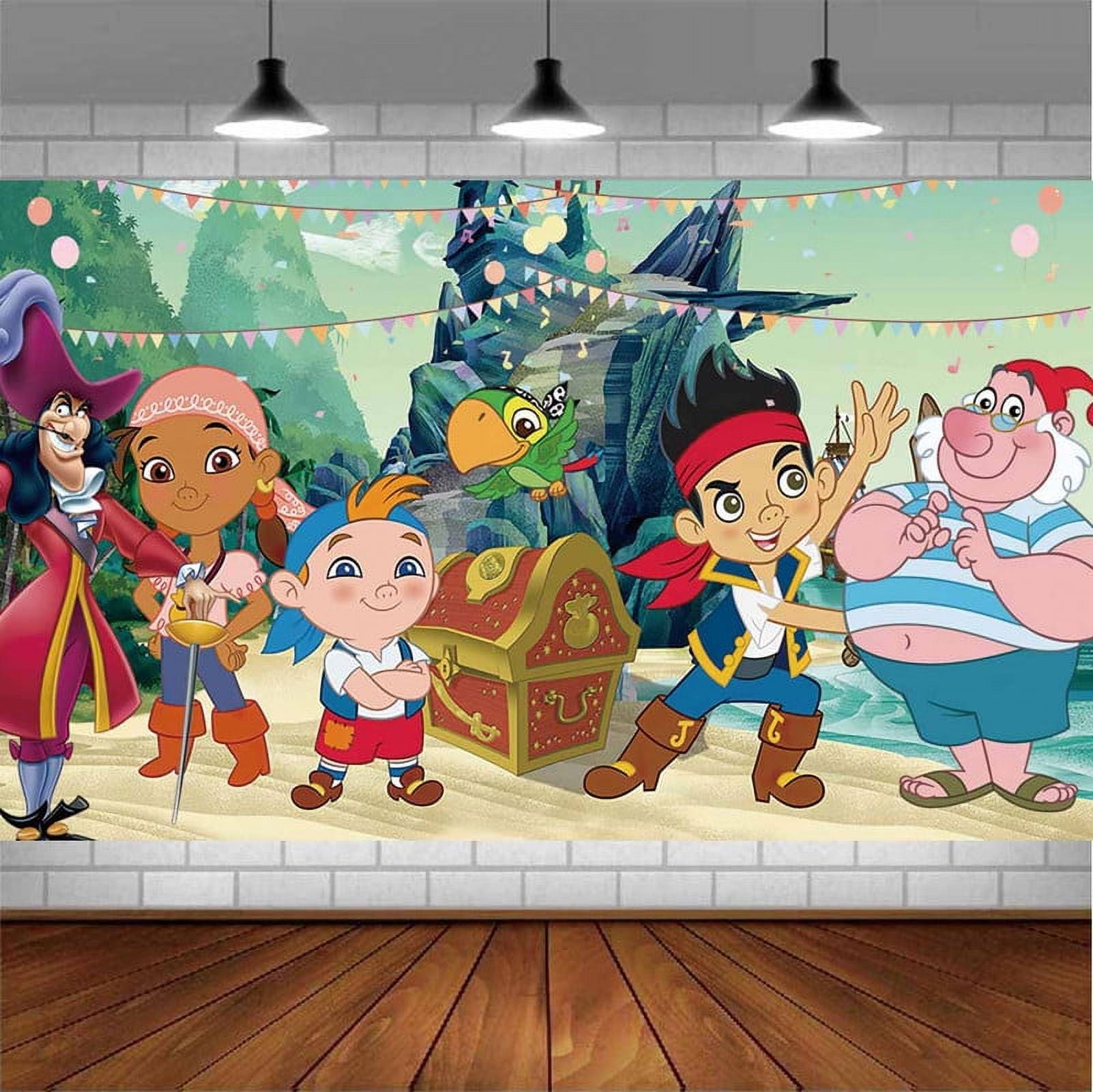 Jake and the Never Land Pirates Taspestry Wall Decor Birthday Banner ...