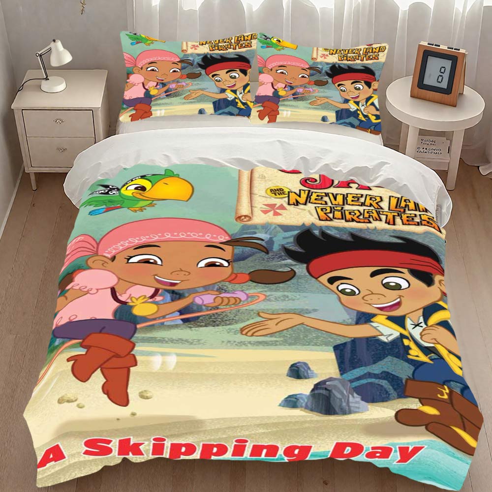 Jake and the Never Land Pirates Toddler Bedding Set for Girls Boys ...