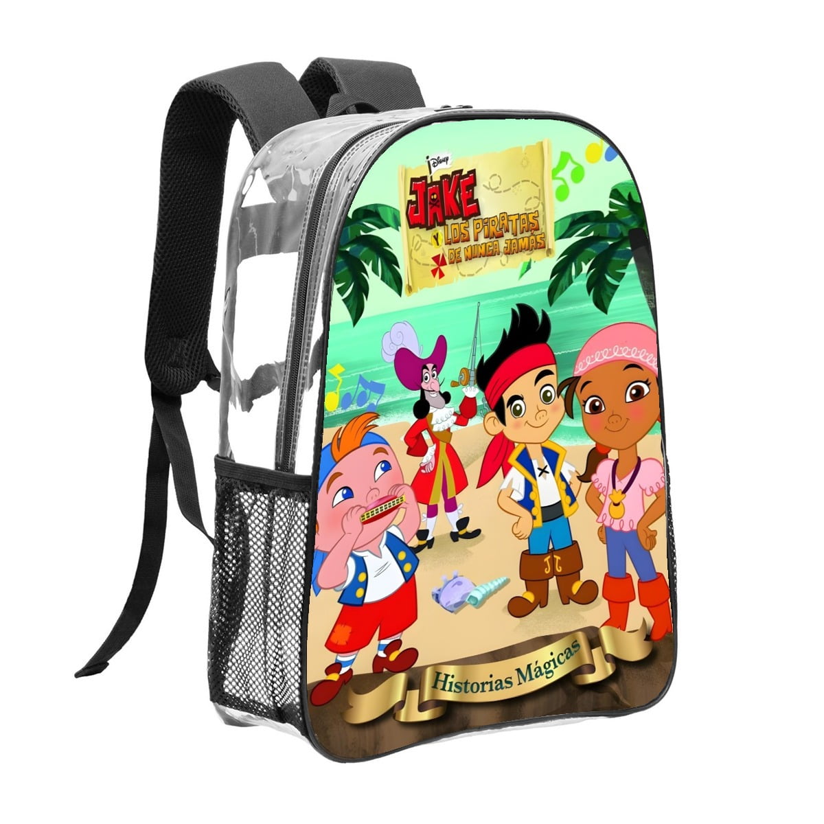 Jake and the Never Land Pirates Transparent Backpack - Guard Dog ...