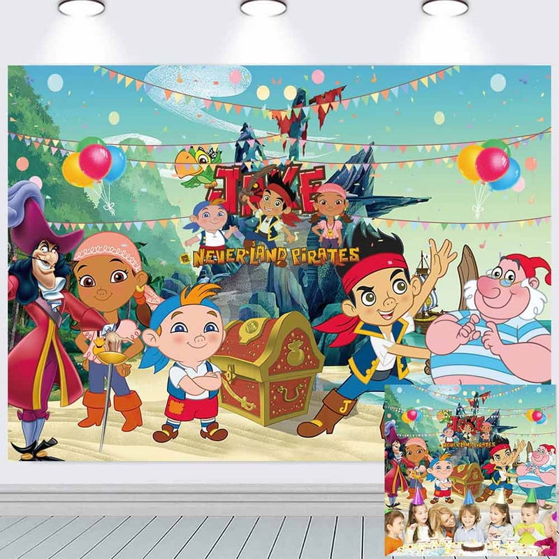 Jake and the Neverland Birds Backdrop Banner Party Supplies Poster ...