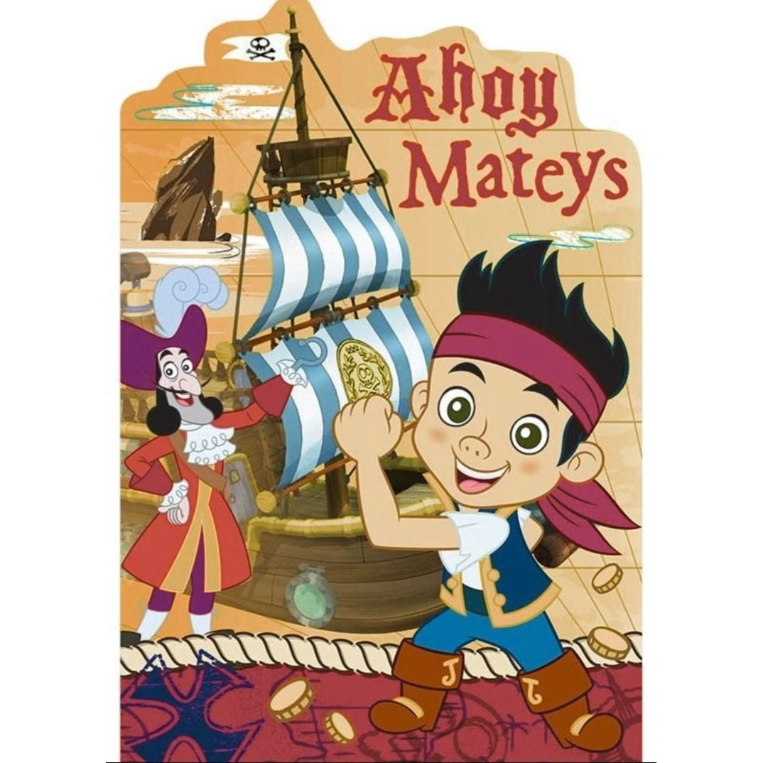 Jake and the Neverland Pirates Pack of 8 Invitations - Save the Date ...