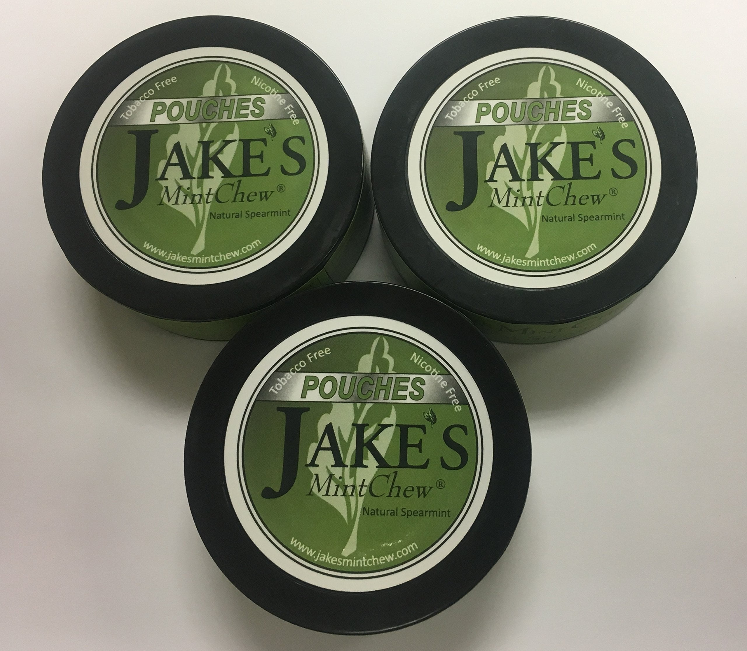 Jake's Mint Chew - Natural Spearmint - 3 Pack-POUCHES - Walmart.com
