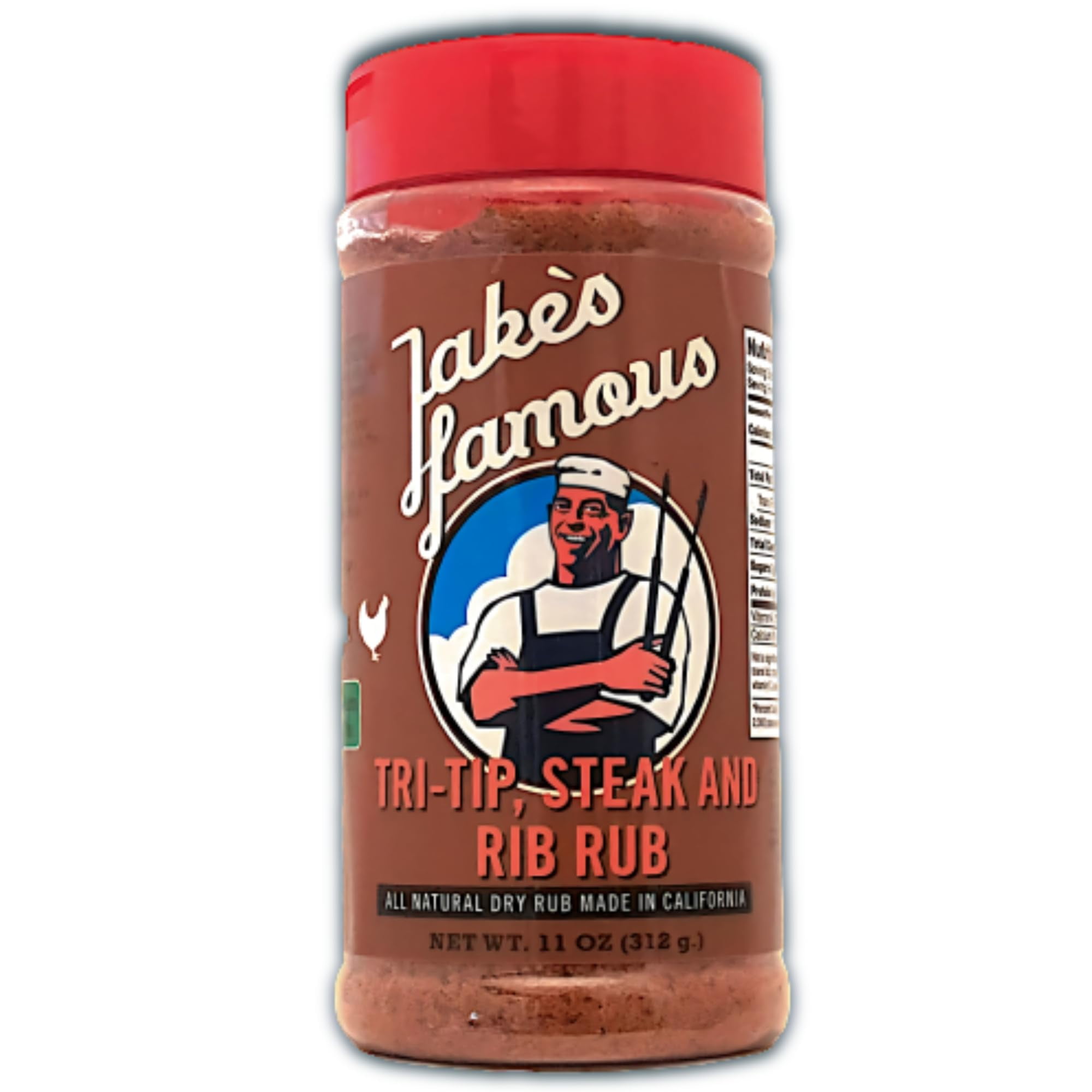 Jake's Righteous Rubs Tri CCF19 Tip, Steak & Rib Rub Seasoning 11 Oz ...