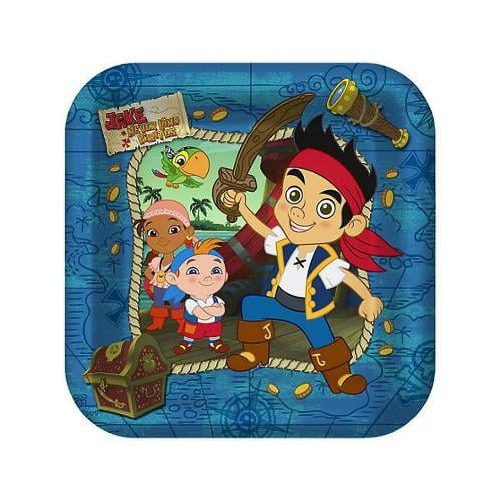 Jake & the Never Land Pirates Large Paper Plates (8ct) - Walmart.com