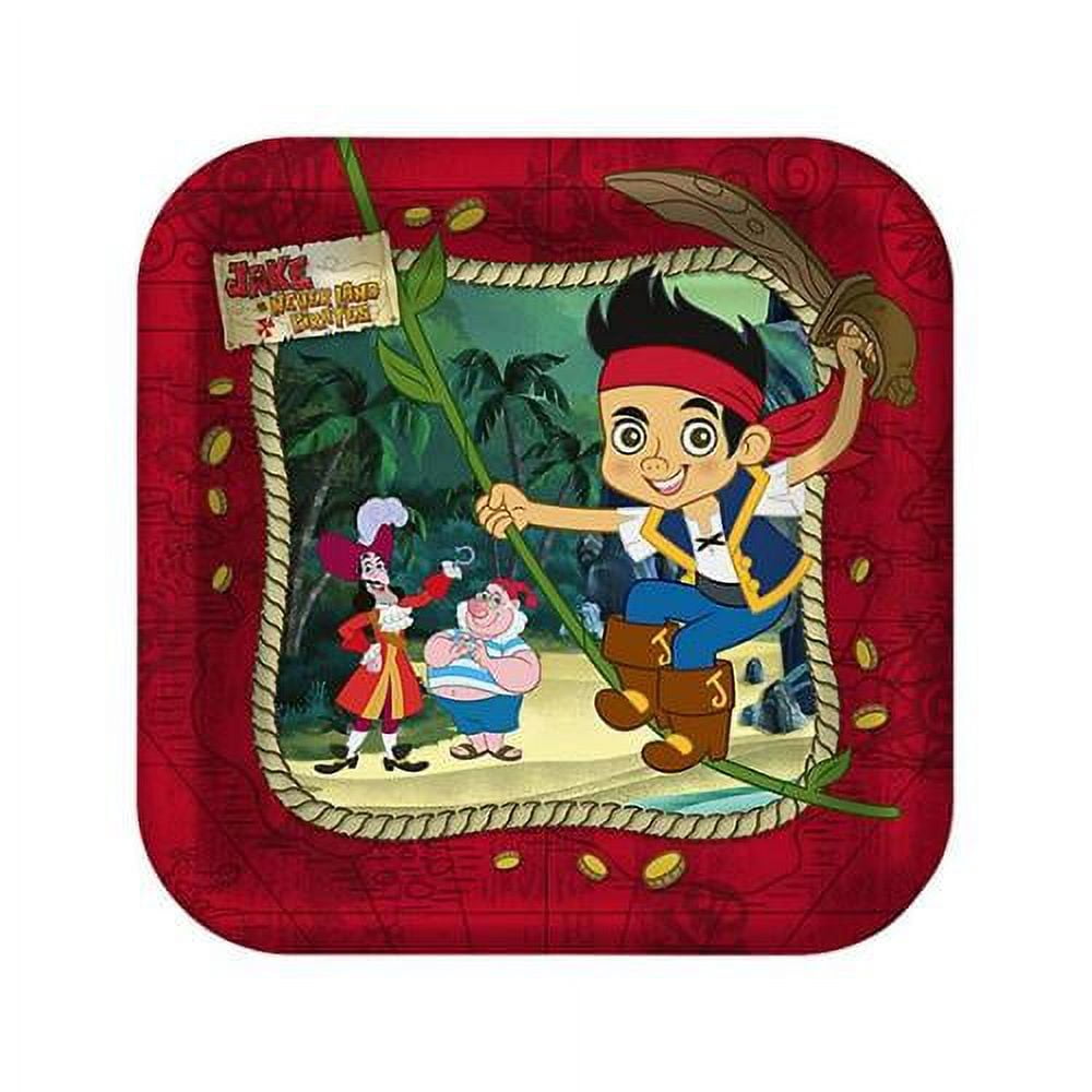 Jake & the Never Land Pirates Small Paper Plates (8ct) - Walmart.com