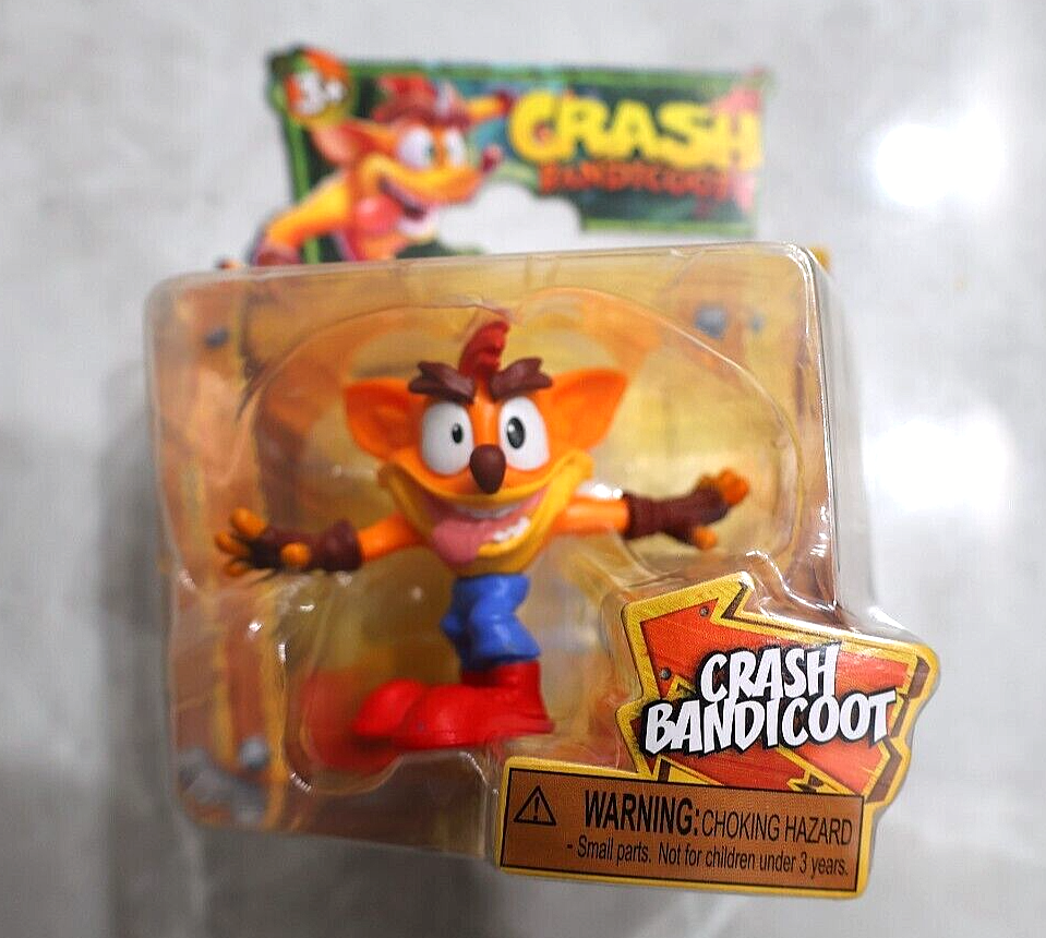 Jakks Pacific Crash Bandicoot Action Figure 2.5" Head Start - Walmart.com