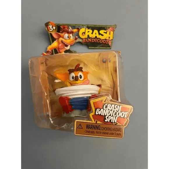 Jakks Pacific Crash Bandicoot Spin Action Figure 2.5in New in Package ...