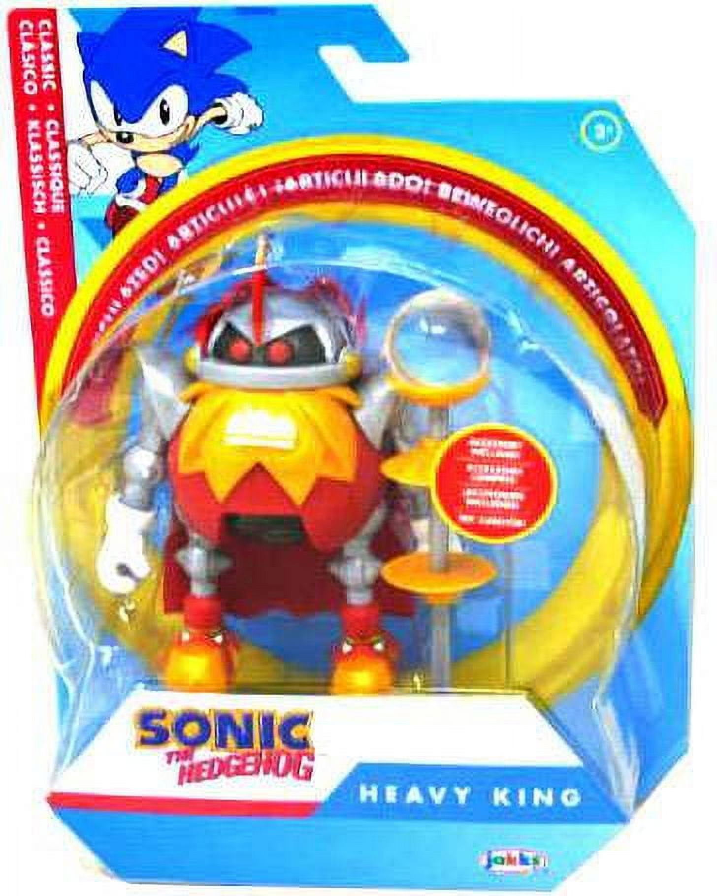 Sonic The Hedgehog Articulated Heavy King Action Figure (Classic) with ...
