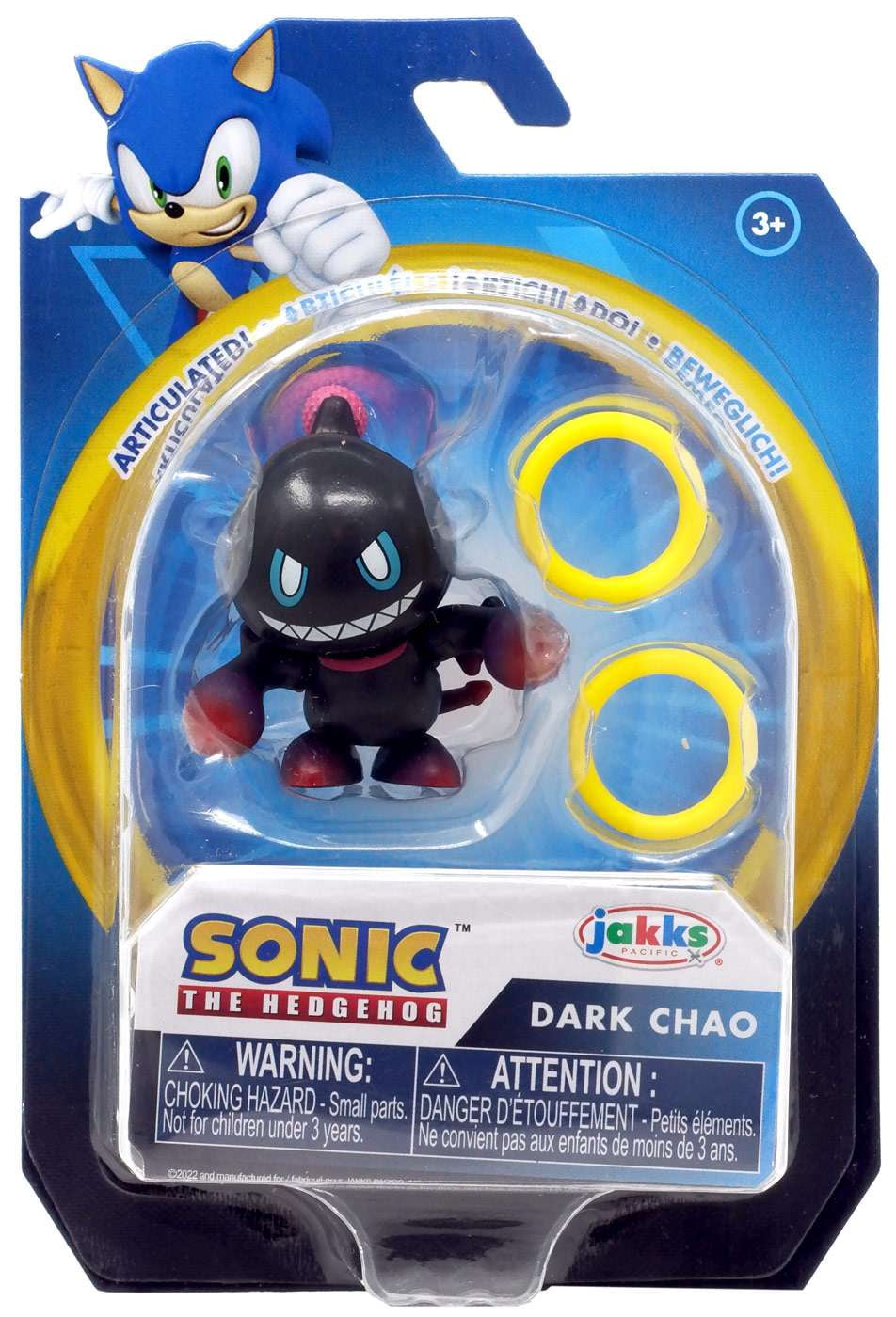 Jakks Pacific Sonic The Hedgehog Dark Chao Mini Action Figure - Walmart.com