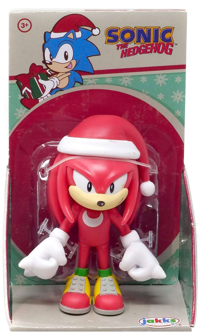 Jakks Pacific Sonic The Hedgehog Holiday Knuckles Mini Figure, 2.5 ...