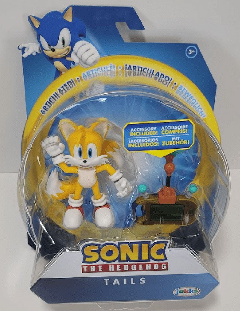 Jakks Pacific Sonic the Hedgehog TAILS with Miles Electric 4" Action ...
