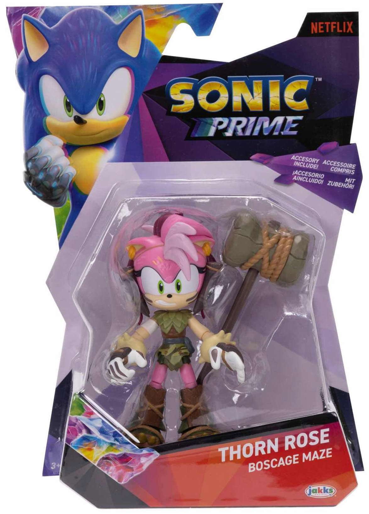 Sonic Prime Hedgehog Thorn Rose 5-inch Action Figure - Walmart.com