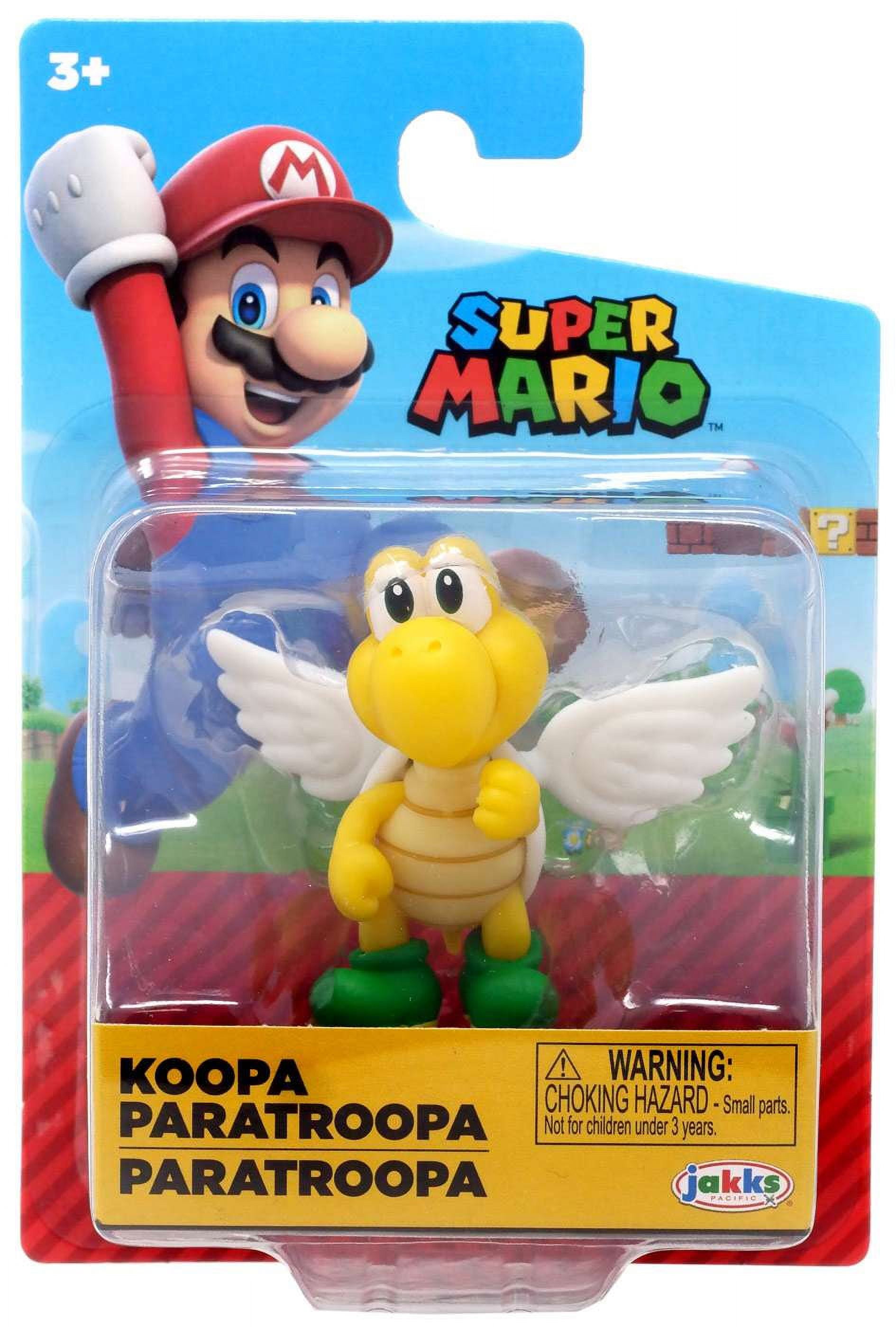 Jakks Pacific World of Nintendo Koopa Paratroopa Mini Figure - Walmart.com