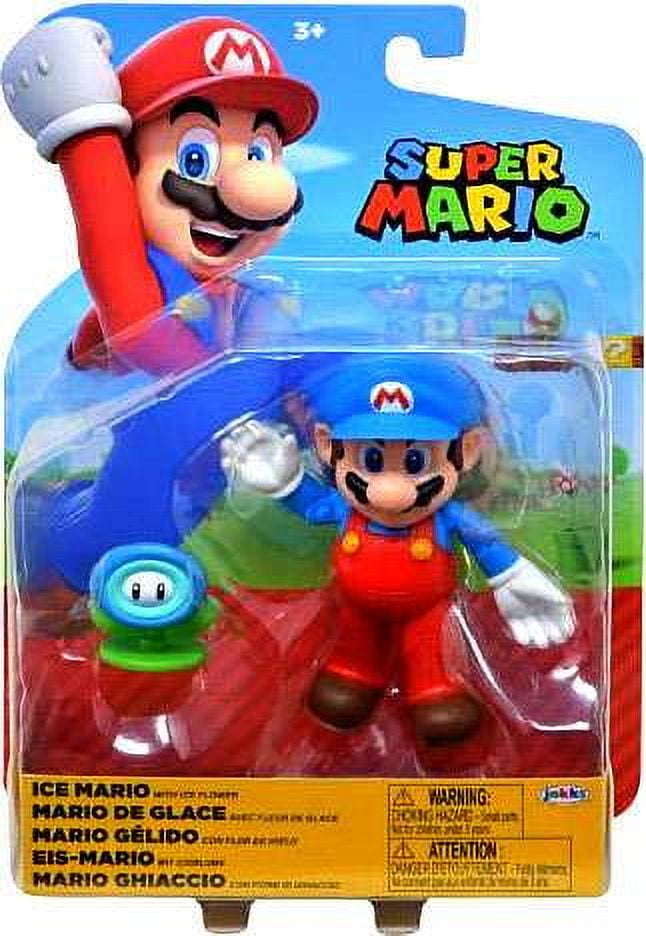 Jakks Pacific World of Nintendo Super Mario Ice with Ice Flower Action ...
