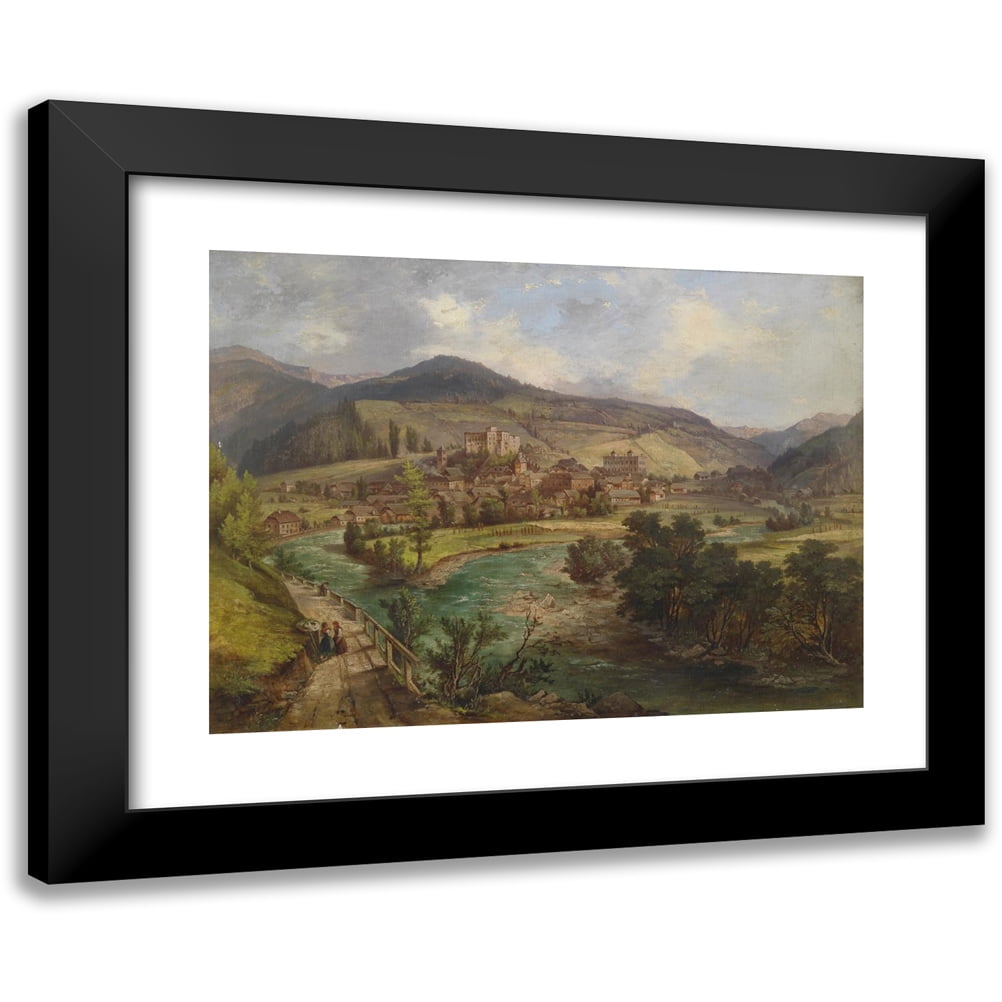 Jakob Canciani 18x14 Black Modern Framed Museum Art Print Titled - View ...