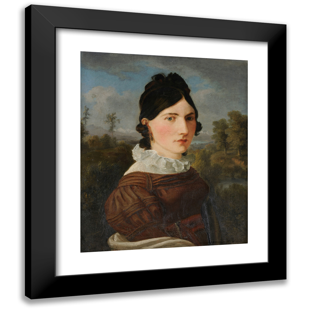 Jakob Christoph Miville 12x14 Black Modern Framed Museum Art Print ...