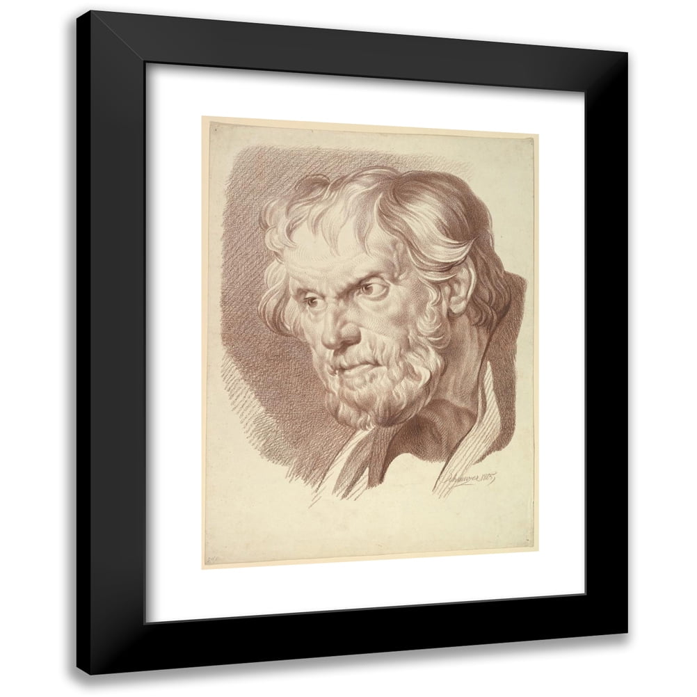 Jakob Matthias Schmutzer 11x14 Black Modern Framed Museum Art Print ...