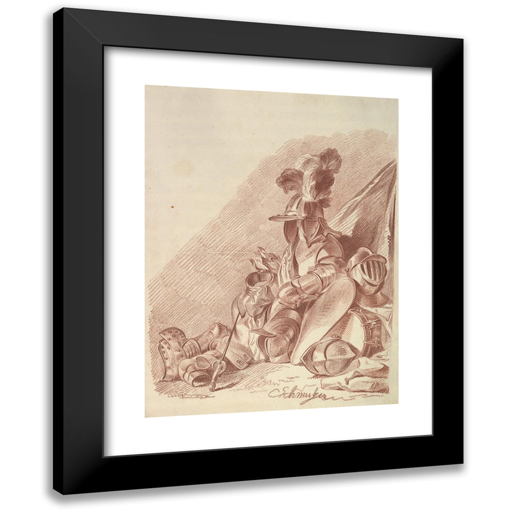 Jakob Matthias Schmutzer 11x14 Black Modern Framed Museum Art Print ...