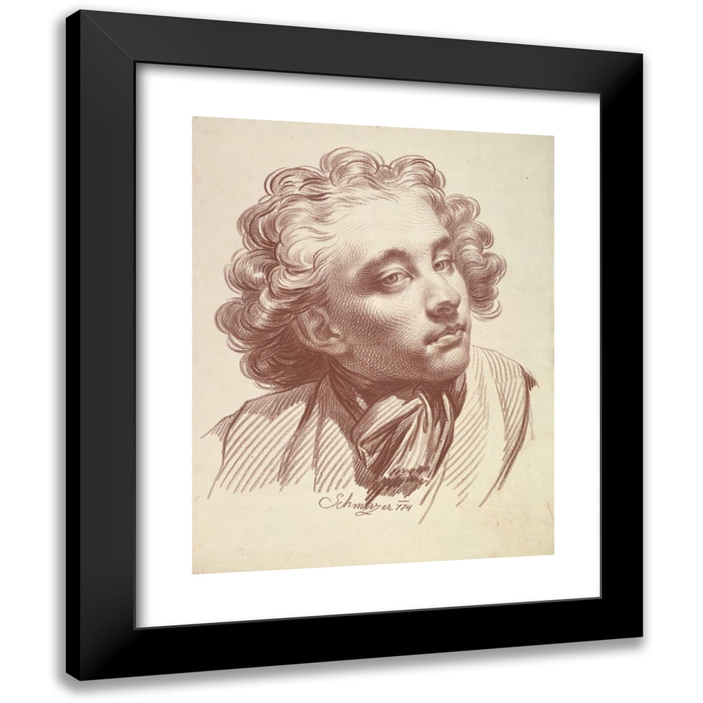 Jakob Matthias Schmutzer 12x14 Black Modern Framed Museum Art Print ...