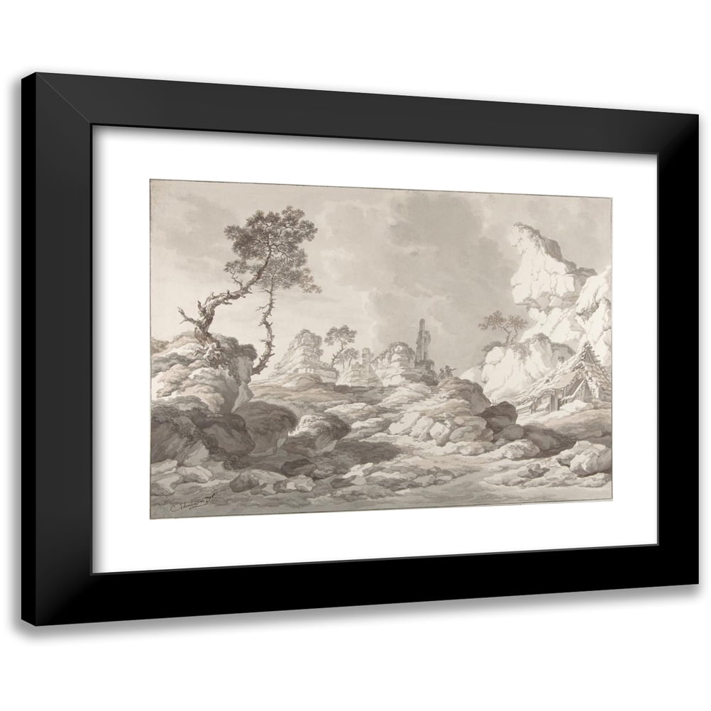 Jakob Matthias Schmutzer 18x14 Black Modern Framed Museum Art Print ...