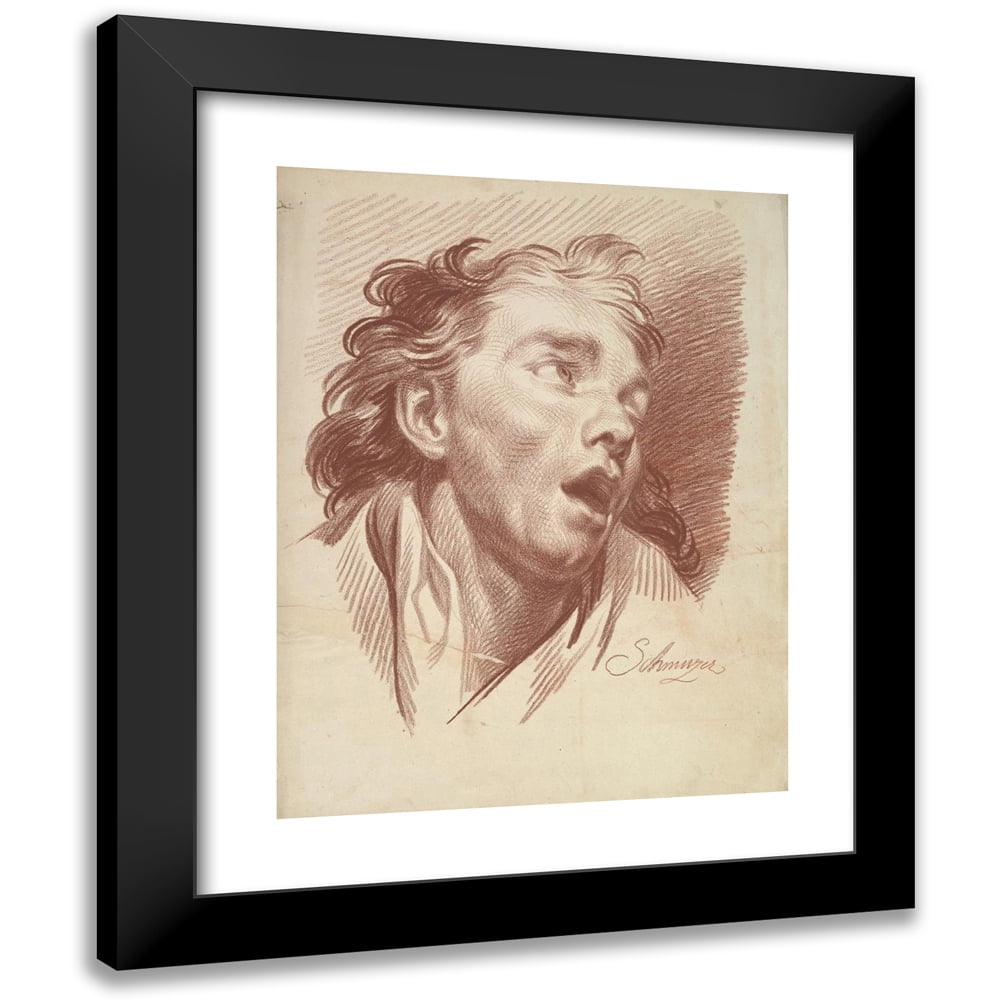 Jakob Matthias Schmutzer 19x24 Black Modern Framed Museum Art Print ...