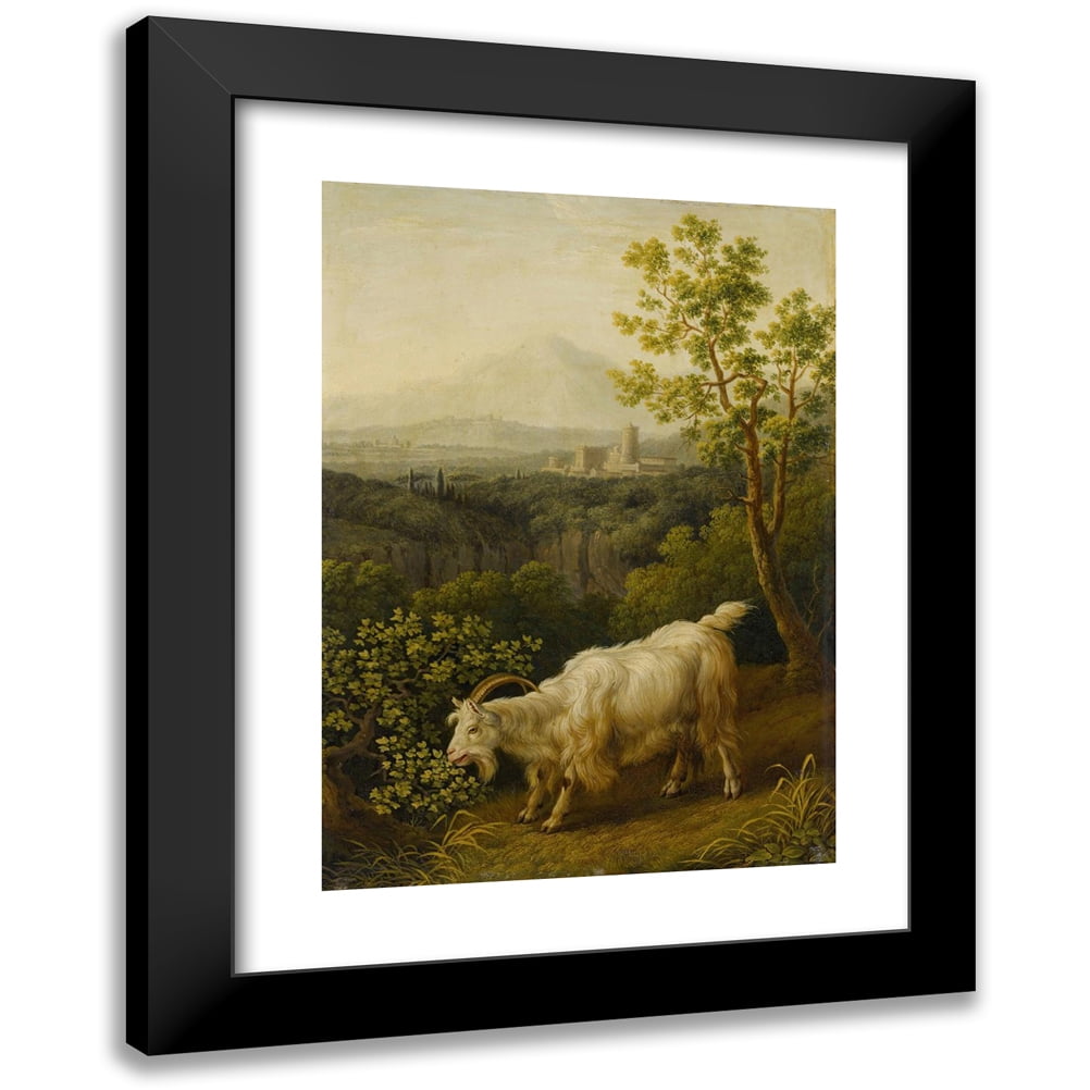 Jakob Philipp Hackert 11x14 Black Modern Framed Museum Art Print Titled ...