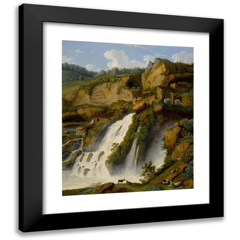 Jakob Philipp Hackert 15x17 Black Modern Framed Museum Art Print Titled ...