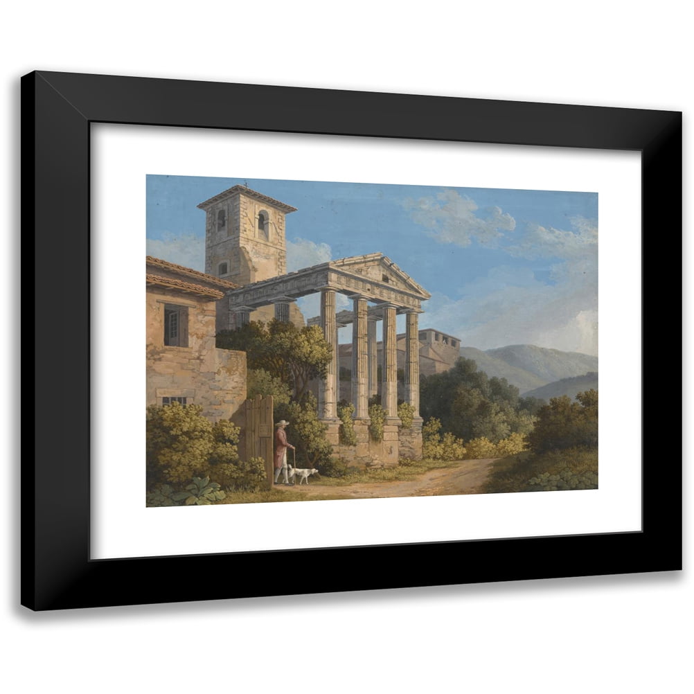 Jakob Philipp Hackert 18x14 Black Modern Framed Museum Art Print Titled ...