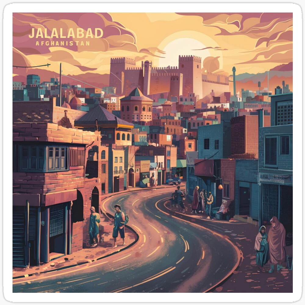 Jalalabad,Afghanistan Sticker Phone Decal Water Bottle Stickers Car ...