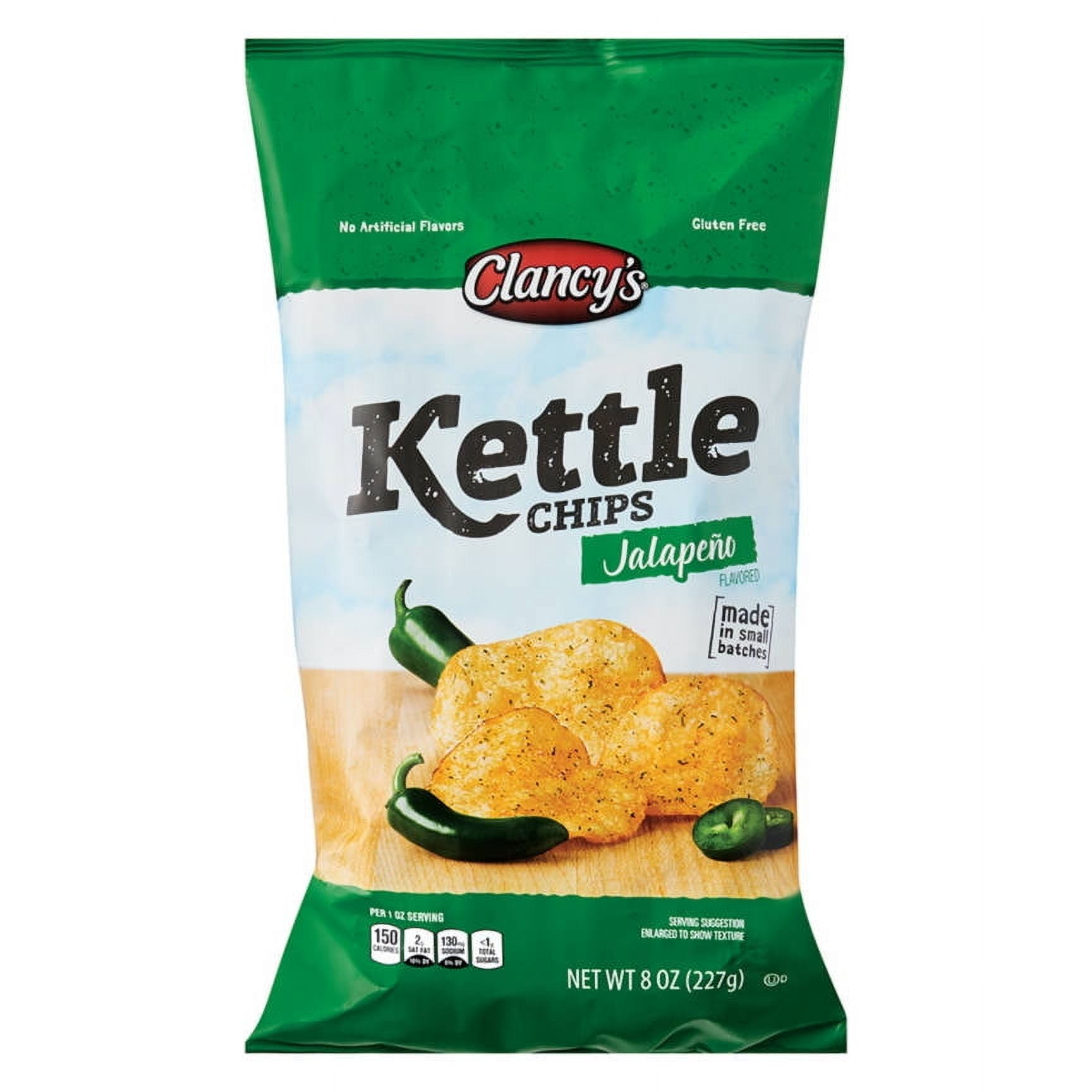 Clancy's Jalapeño Kettle Chips, 8 oz - Walmart.com