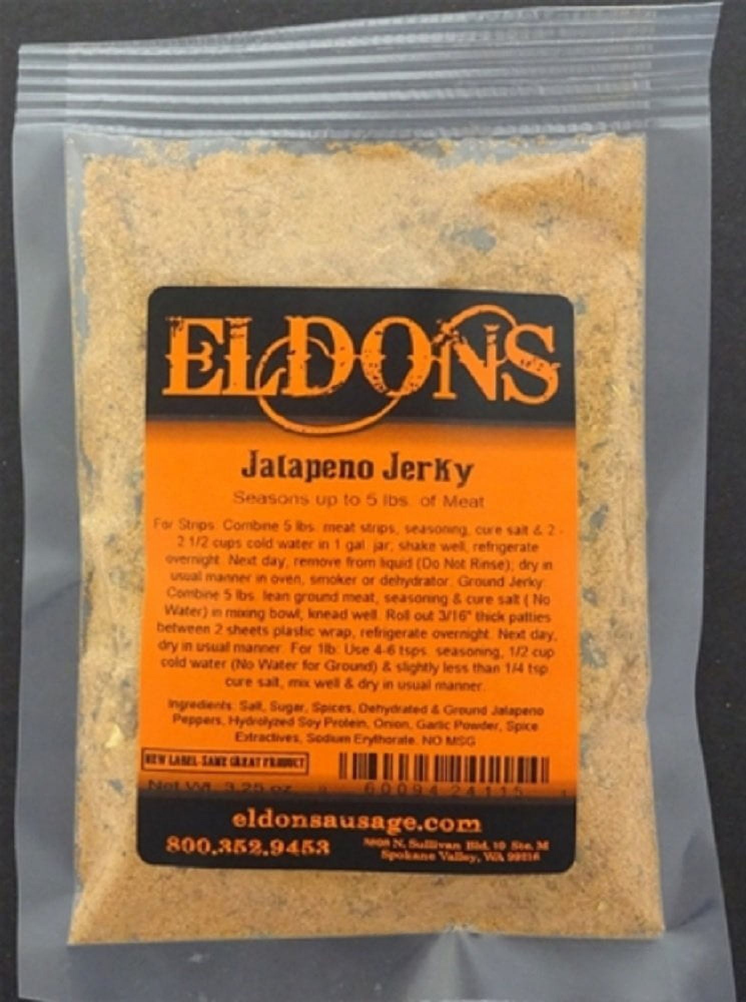 Jalapeno Jerky Seasoning Spices With Cure 5 Pounds 411p