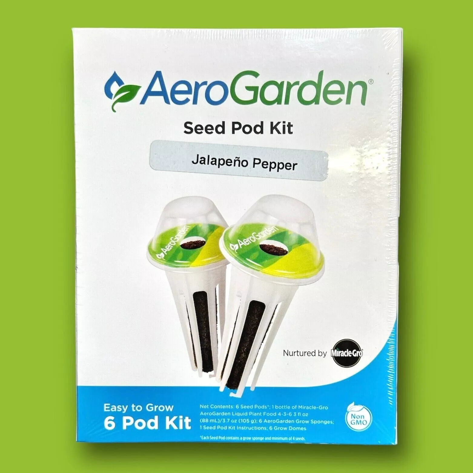 Jalapeno Pepper Seed Pod Kit 6 Green 6-pod - Walmart.com