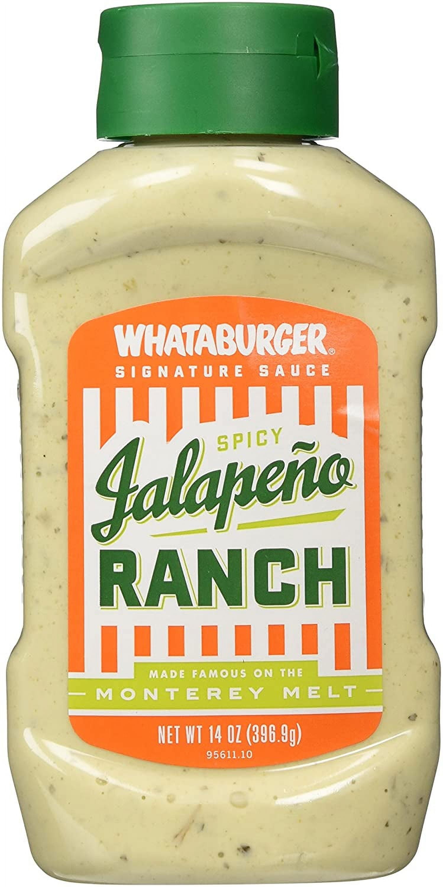 Jalapeno Spicy Ranch, Whataburger, 14.5 OZ., (Pack of 2) - Walmart.com