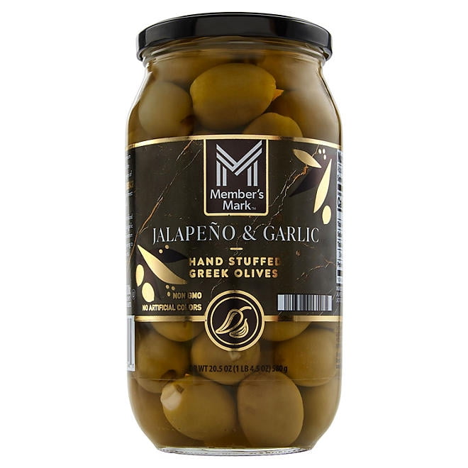 Jalapeno and Garlic Stuffed Olives, 20.5 oz. 2PK, Free PICKN BUY ...