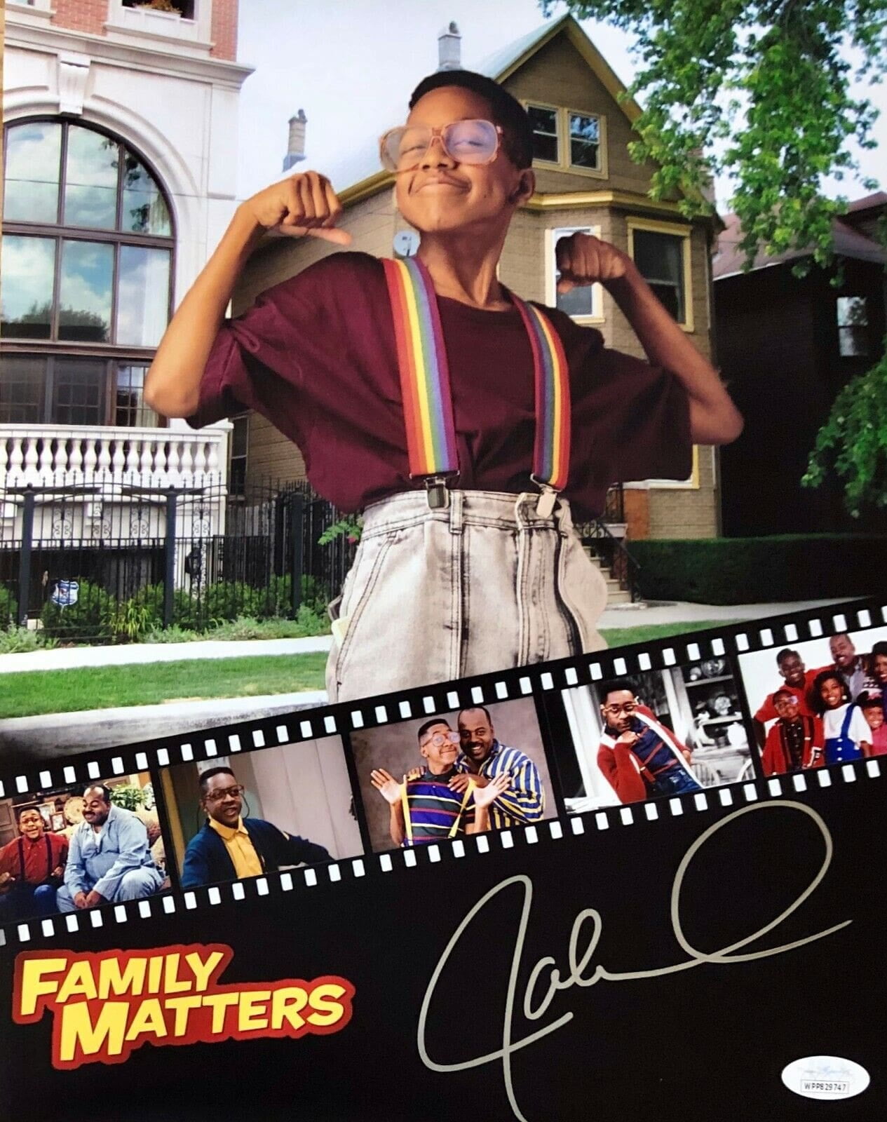 Jaleel White Steve Urkle Autographed Signed 11x14 Photo JSA ...