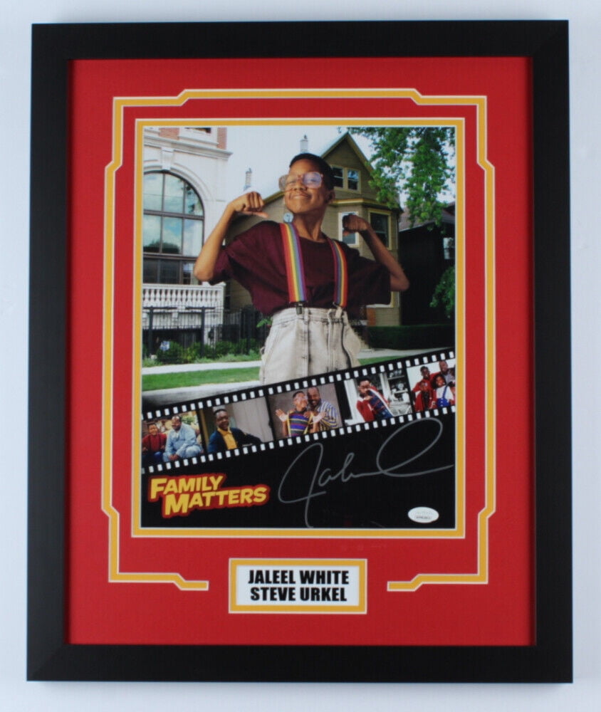 Jaleel White Steve Urkle Signed Autographed Framed Signed 11x14 Photo ...