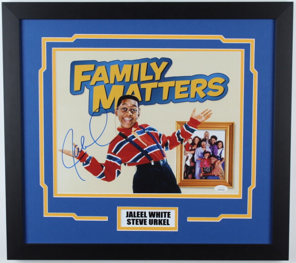 Jaleel White Steve Urkle Signed Autographed Framed Signed 11x14 Photo ...