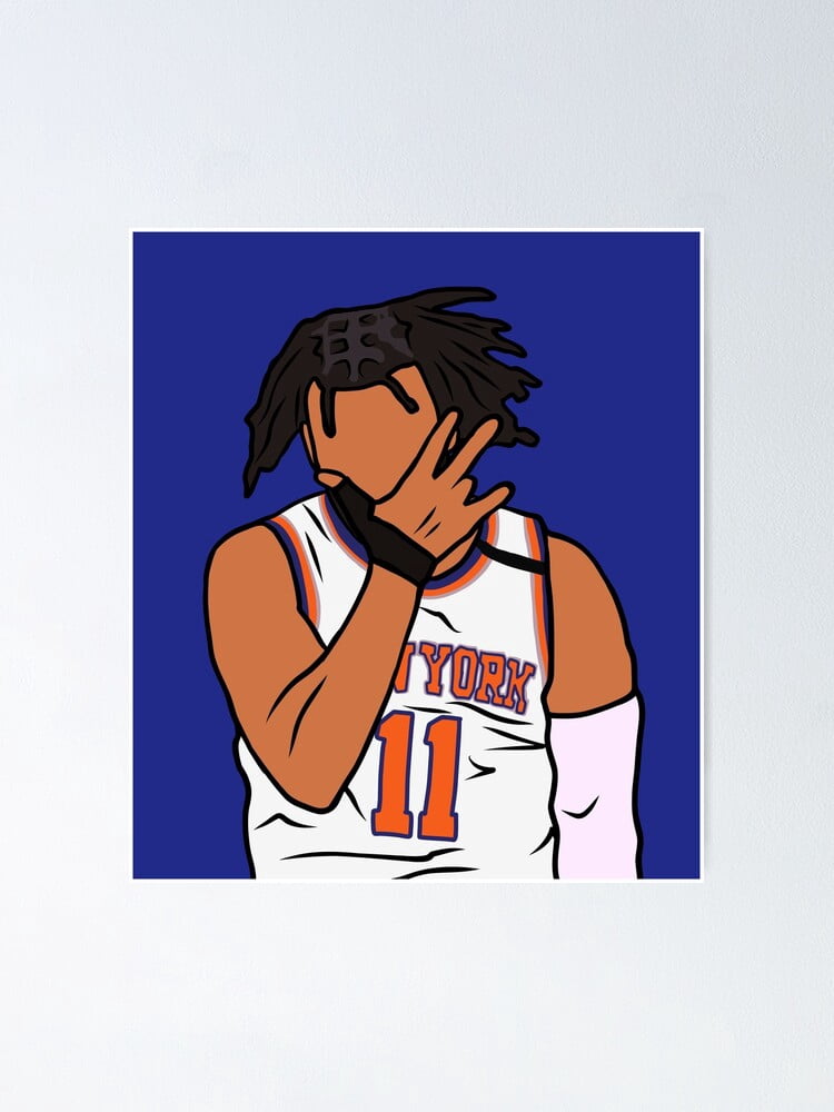 Jalen Brunson 3 Point Celebration Fashion Art Decor Frame - Walmart.com