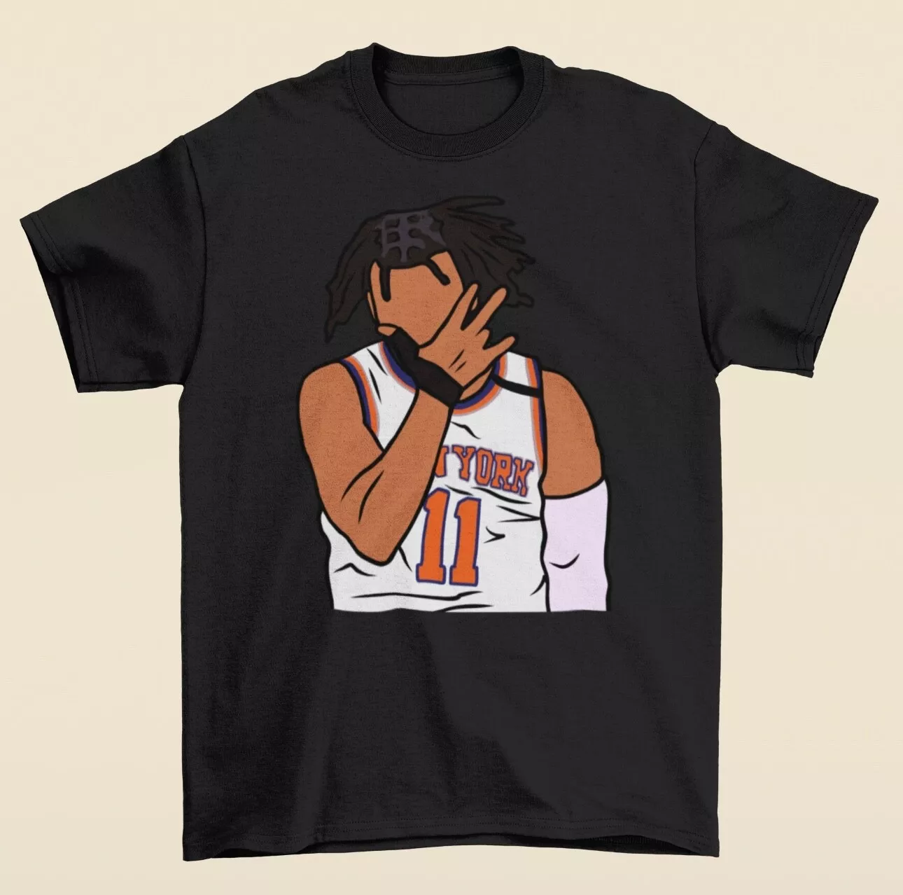 Jalen Brunson 3 Point Celebration New York Basketball T-Shirt - Walmart.com