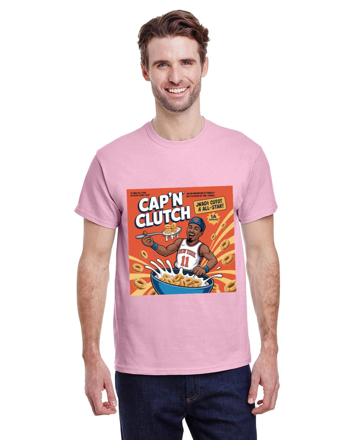 Jalen Brunson Captain Clutch Graphic T-Shirt Perfect for New York ...