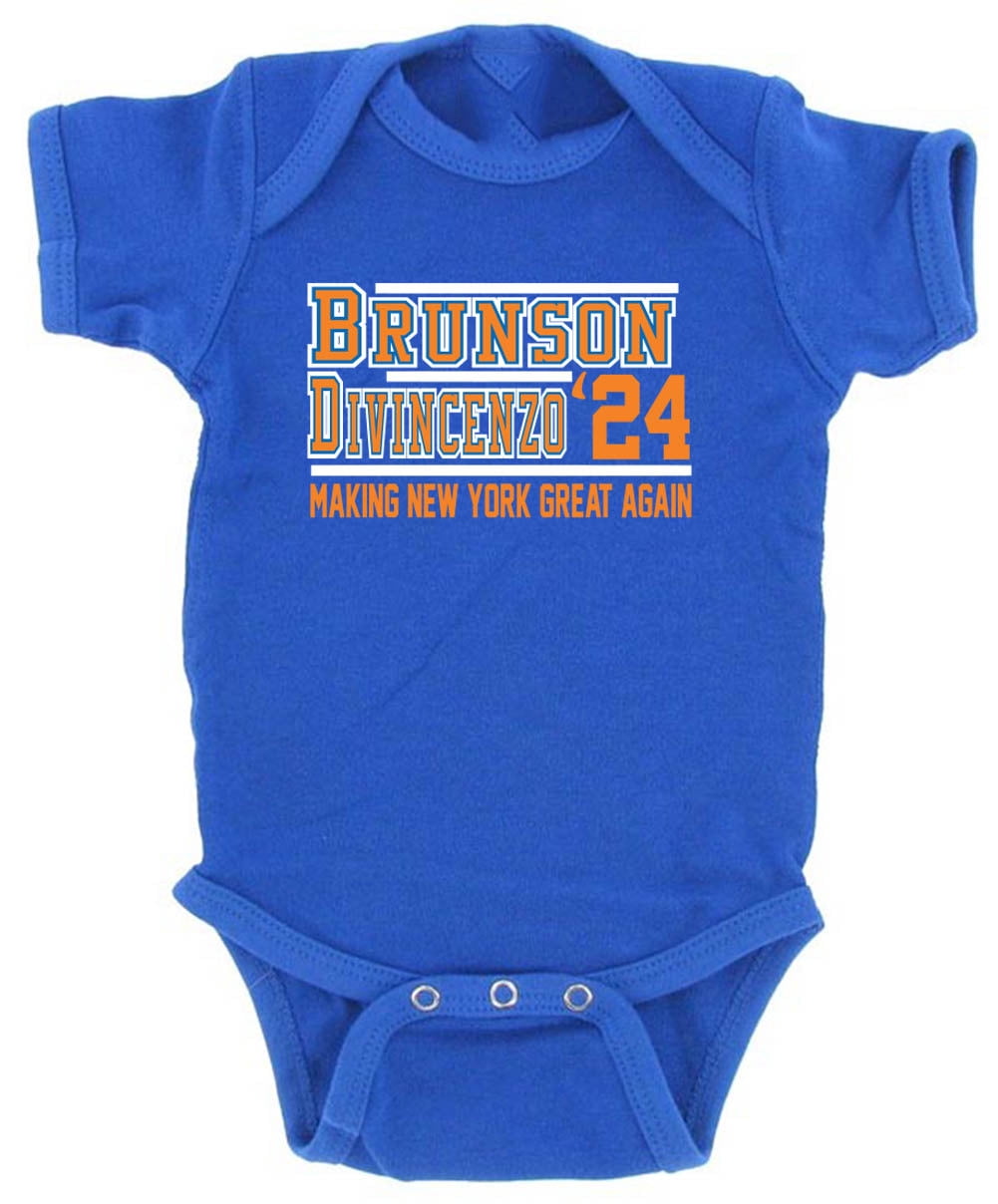 Jalen Brunson Donte DiVincenzo New York 2024 Baby 1 Piece - Walmart.com