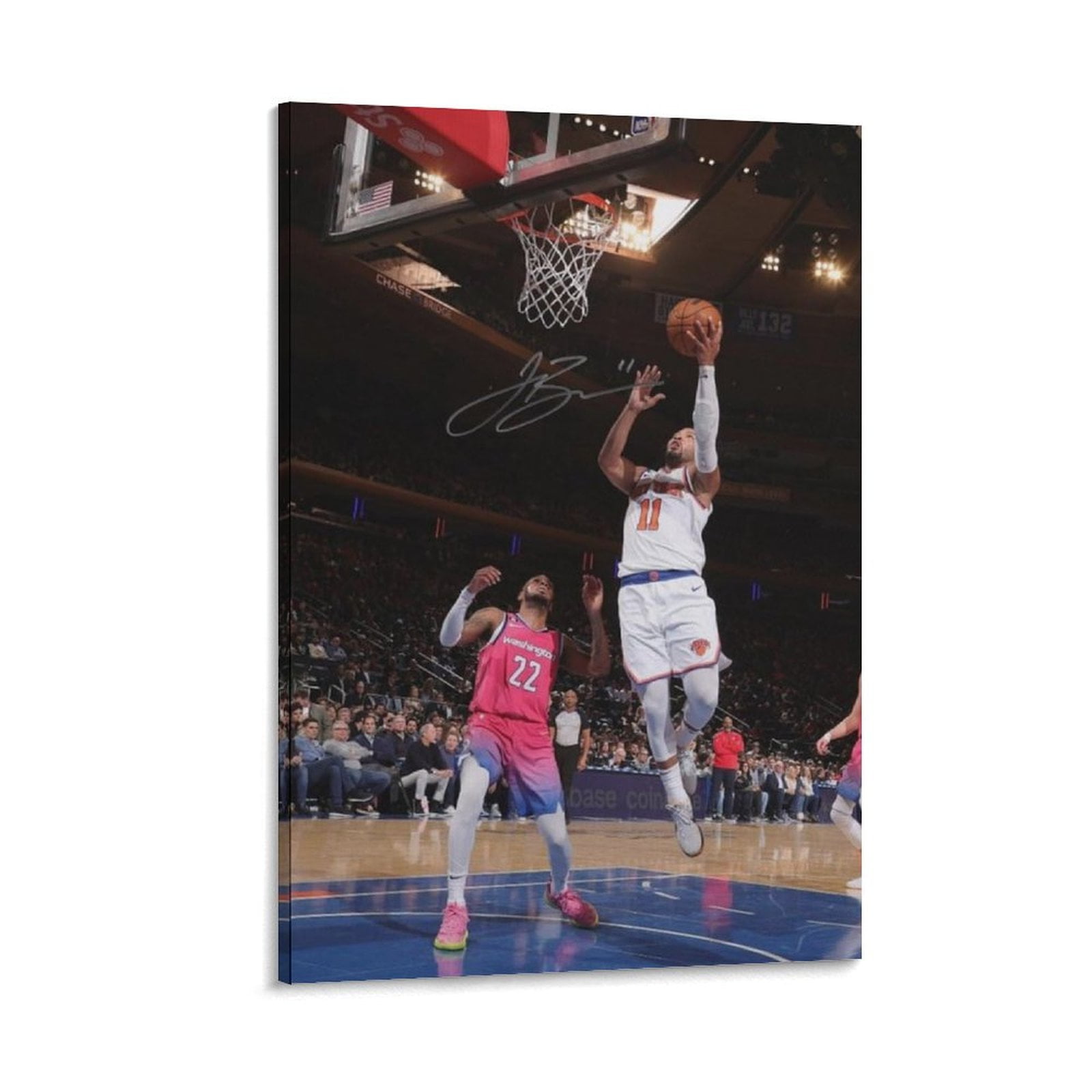 Jalen Brunson Dunk Signed Poster Room Aesthetic Poster Print Art Wall ...