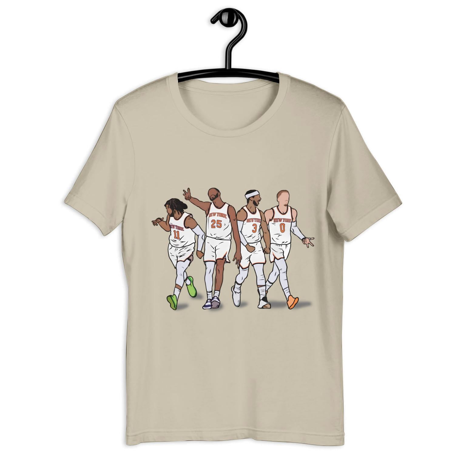 Jalen Brunson Mikal Bridges Josh Hart Donte DiVincenzo New York T-Shirt ...