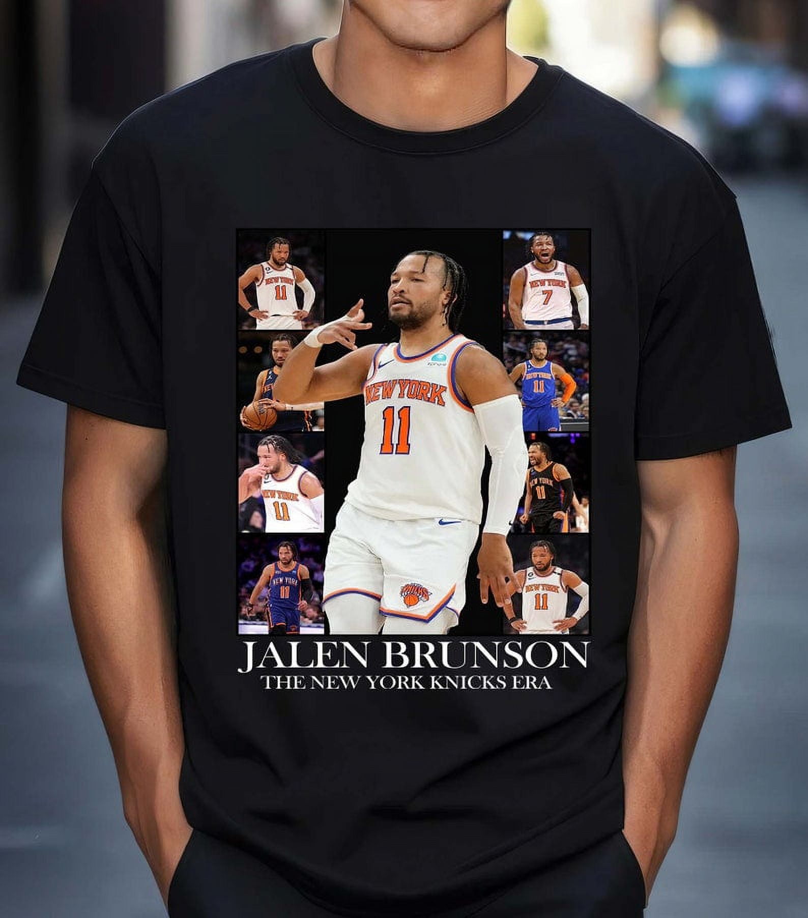 Jalen Brunson NY Knicks Era Shirt Jalen brunson Shirt Collage Jalen ...