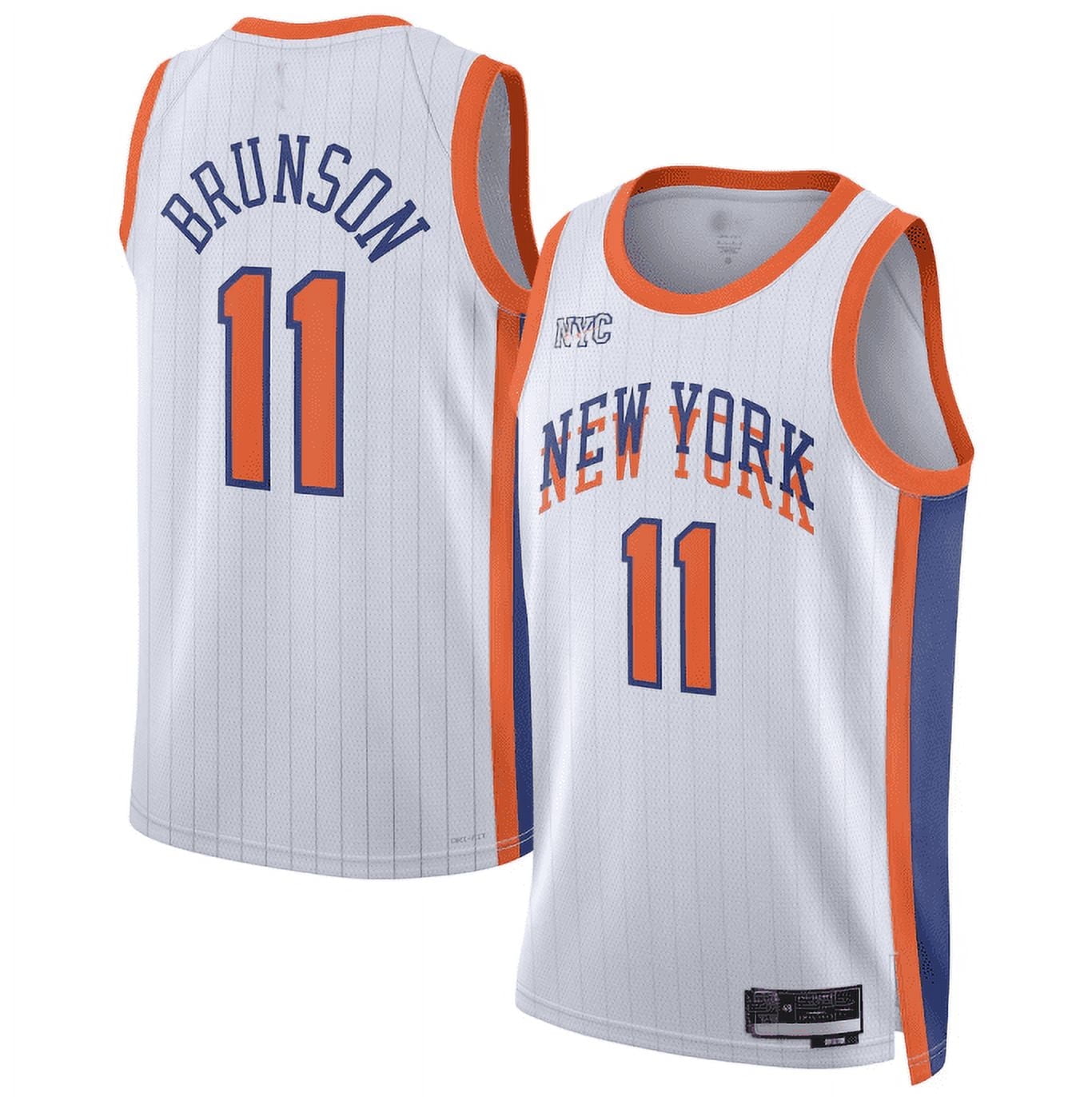 Jalen Brunson White City Edition Basketball Sports Player Men's_Jersey ...