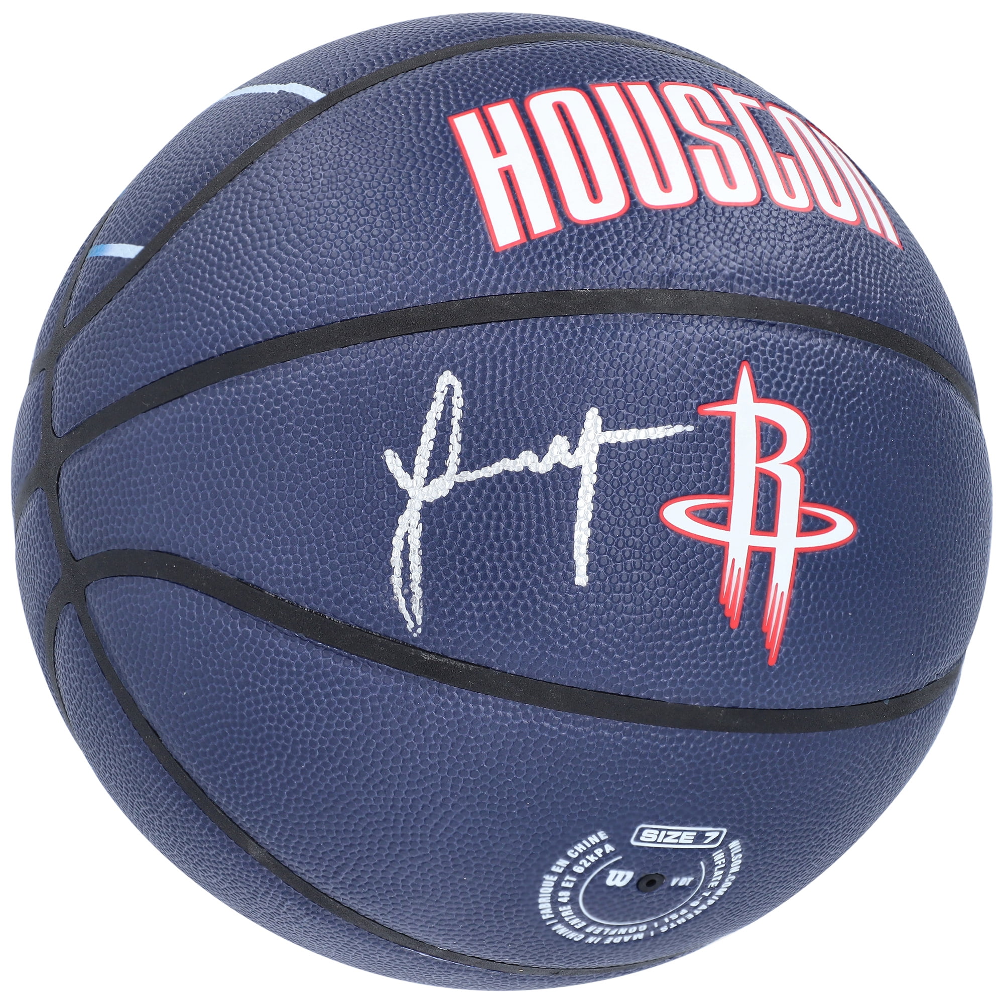 Jalen Green Houston Rockets Autographed Wilson City Edition Collectors ...
