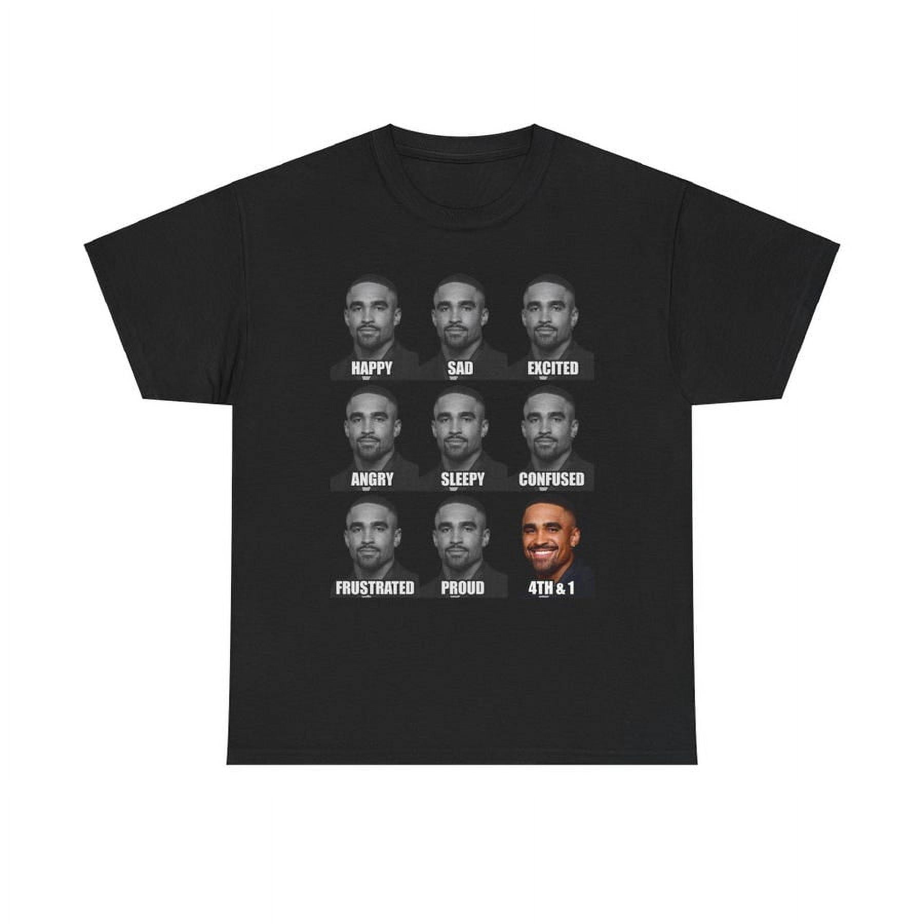 Jalen Hurts 4th And 1 Tush Push Meme Graphic Shirt, Philadelphia ...
